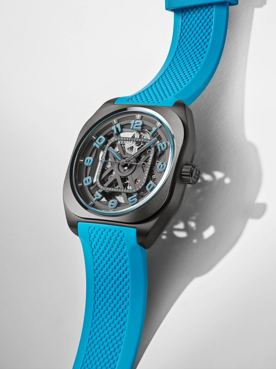 Hermès H08 Squelette 39mm – Skeletonised Titanium 2026