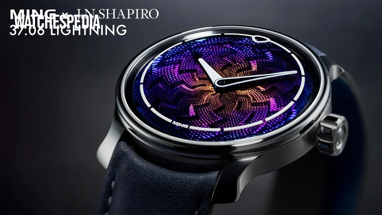 MING x J.N. Shapiro 37.06 Lightning: 38mm Titanium Dial Collab